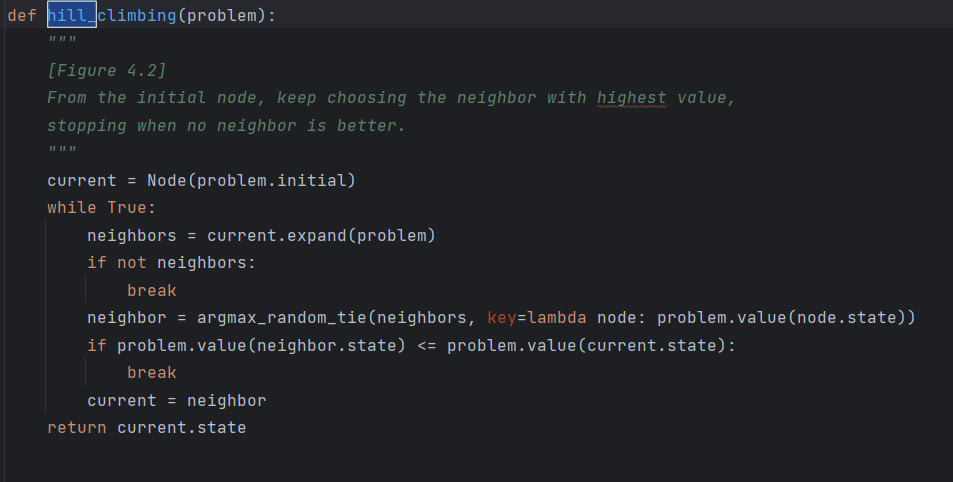 Implement the Hill Climbing algorithm to find the | Chegg.com