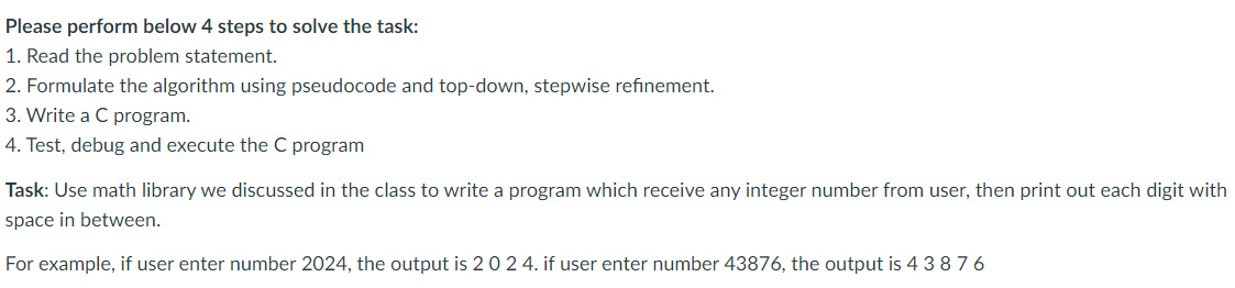 Solved Need Help With This C Programming Problem 