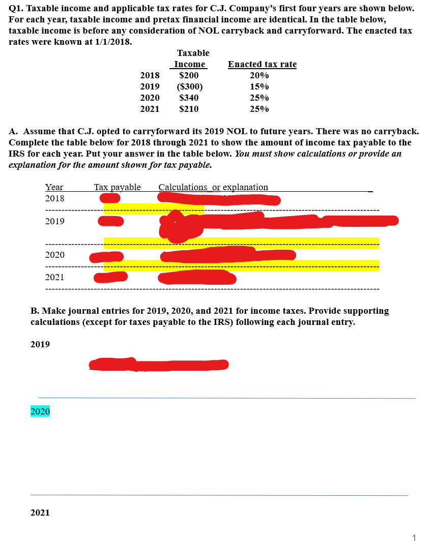 can you please solve part A and B with explanations | Chegg.com