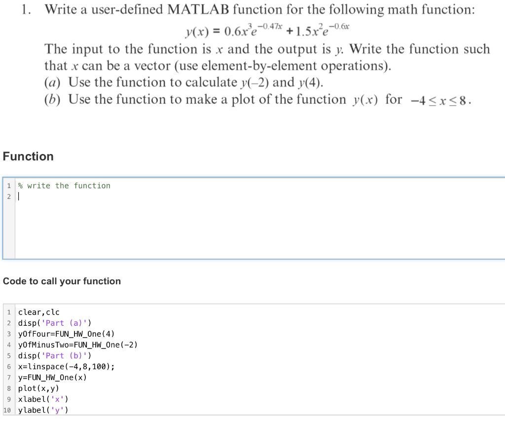 Solved This is on Matlab grader, not Matlab. Please do not | Chegg.com