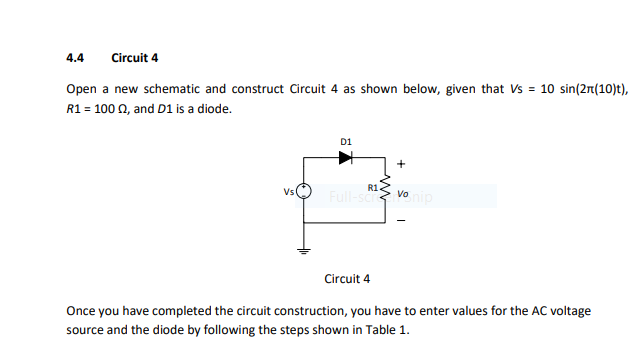 Solved Use Ltspice to Simulate this circuit and obtain input | Chegg.com