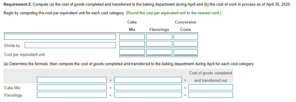 Candy Candies uses a mixing department and a baking | Chegg.com
