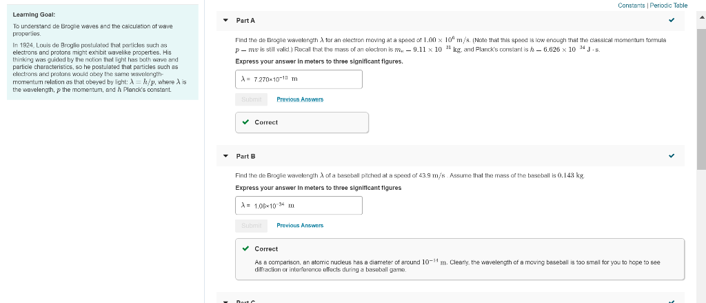 Solved Constants Periodic Table Part A Learning Goal: To | Chegg.com