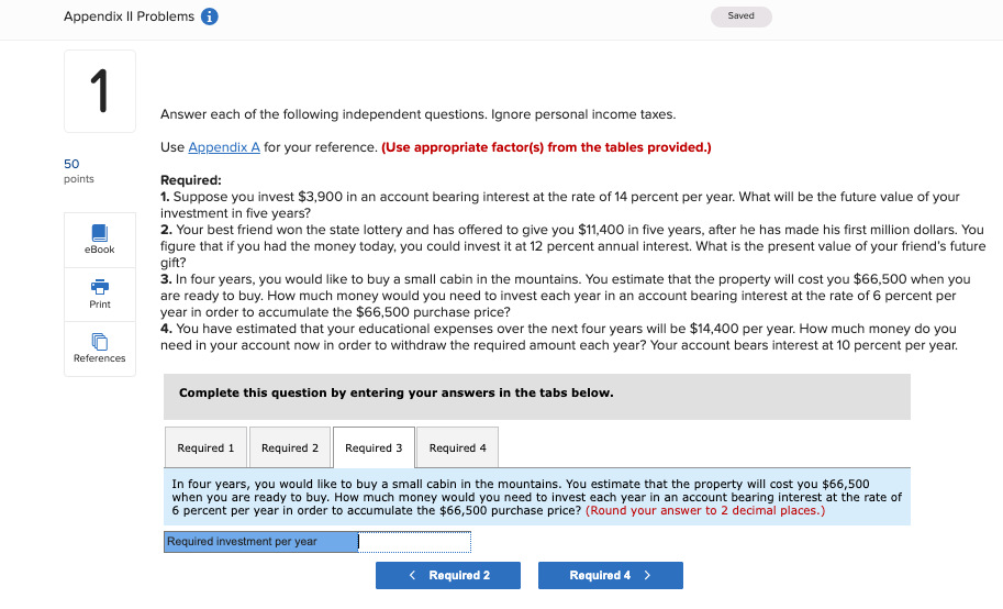 Solved Answer each of the following independent questions. | Chegg.com