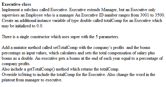 Solved - A Simple Business Hierarchy The following program | Chegg.com