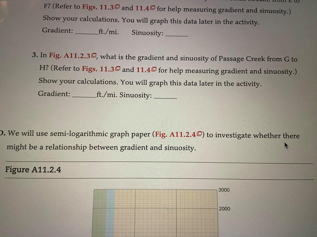 Solved The channel gradient is the difference in elevation | Chegg.com