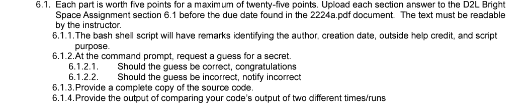 Solved 1. Each part is worth five points for a maximum of | Chegg.com