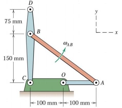 Solved VECTOR LASSO Determine the velocity of point D if in | Chegg.com