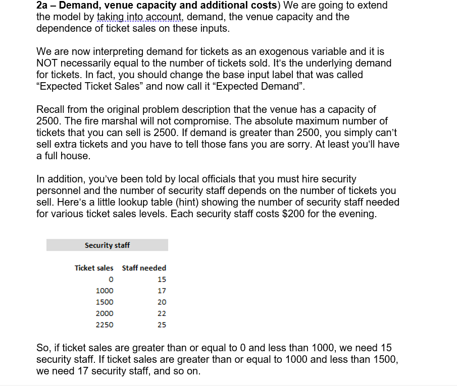 Solved how to calculate tickets sold, target profit and one | Chegg.com