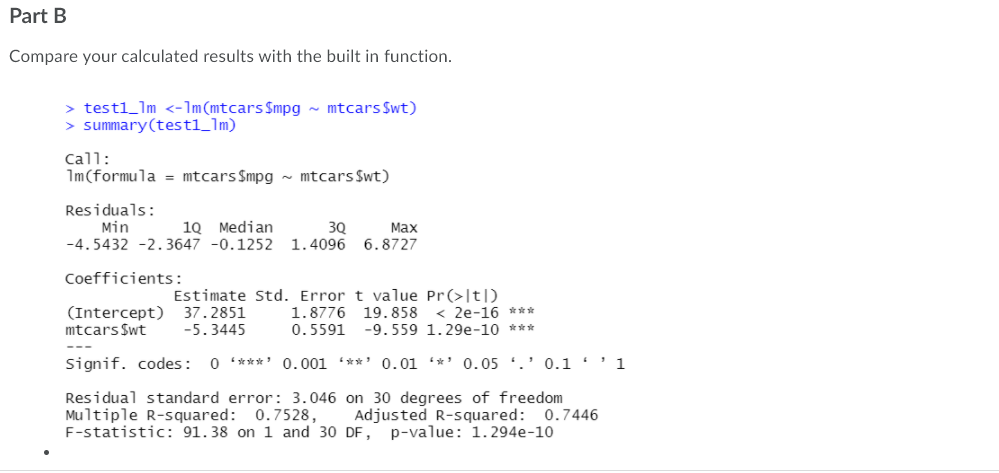 Solved Objectives • understand Ordinary Least Squares Linear | Chegg.com