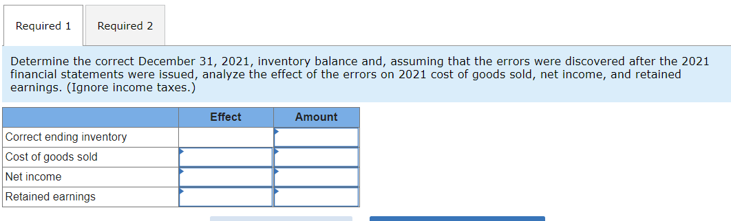 Solved Problem 9-16 (Algo) Inventory errors (LO9-7) The | Chegg.com
