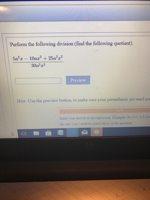 Solved Perform the following division (find the following | Chegg.com