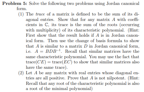Solved roblem 5: Solve the following two problems using | Chegg.com