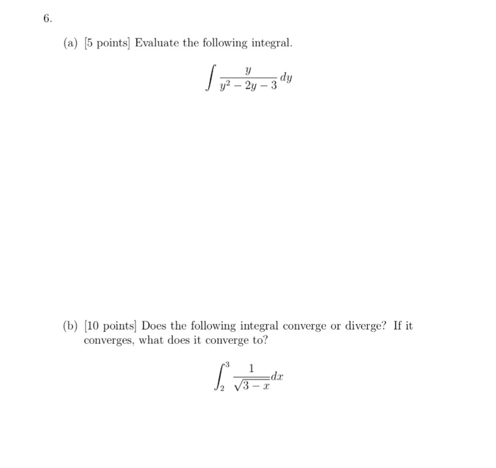 Solved Evaluate the following integral. Integral y/y^2 - 2y | Chegg.com