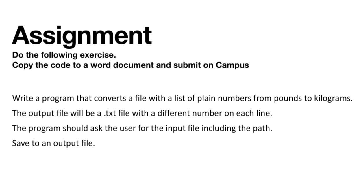 Solved Assignment Do the following exercise. Copy the code | Chegg.com