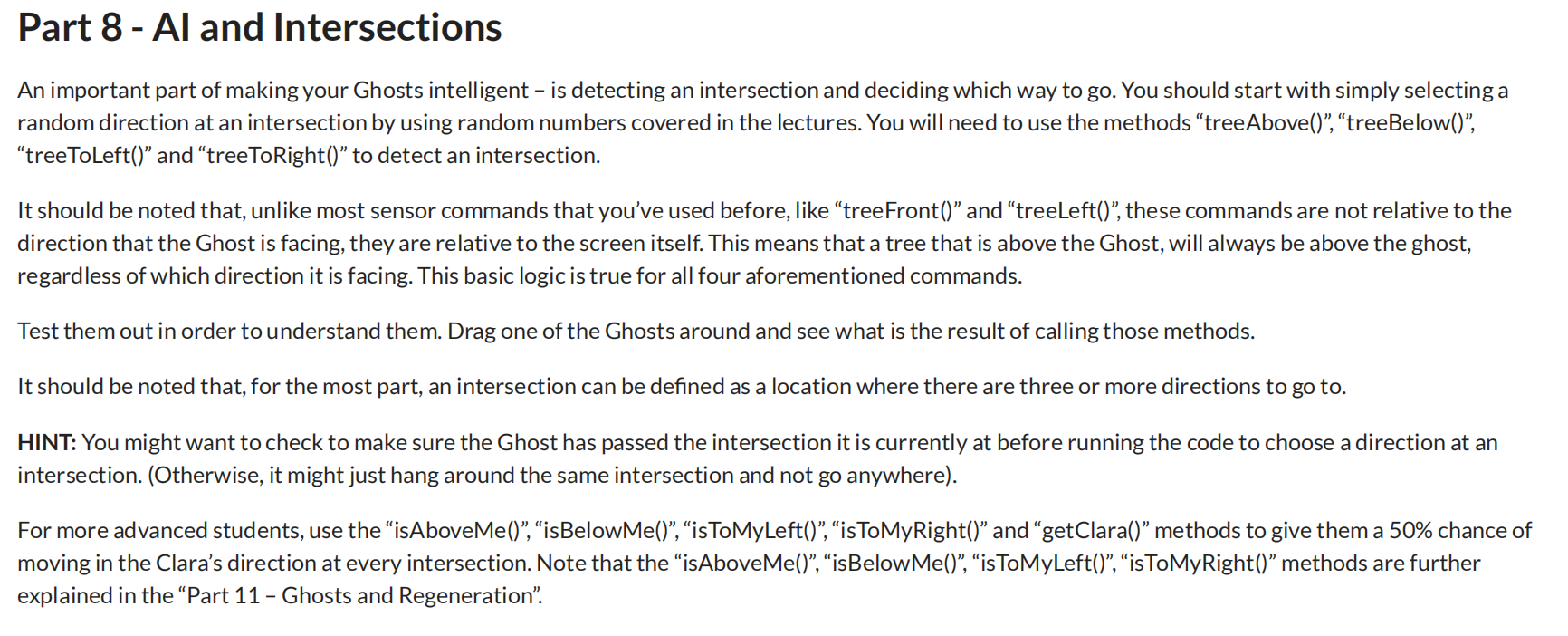 Part 8-Al and Intersections An important part of | Chegg.com