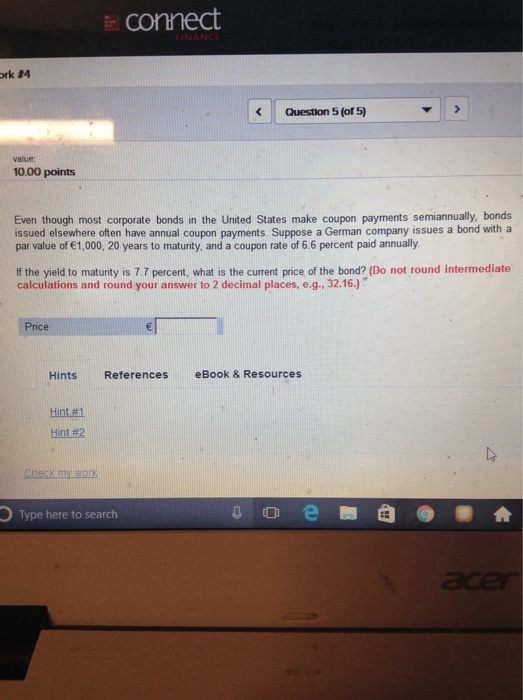 Solved connect rkf4 Question 5 (of 5) value: 10.00 points | Chegg.com