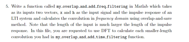 Solved 5. Write a function called my-overlap and add freq | Chegg.com
