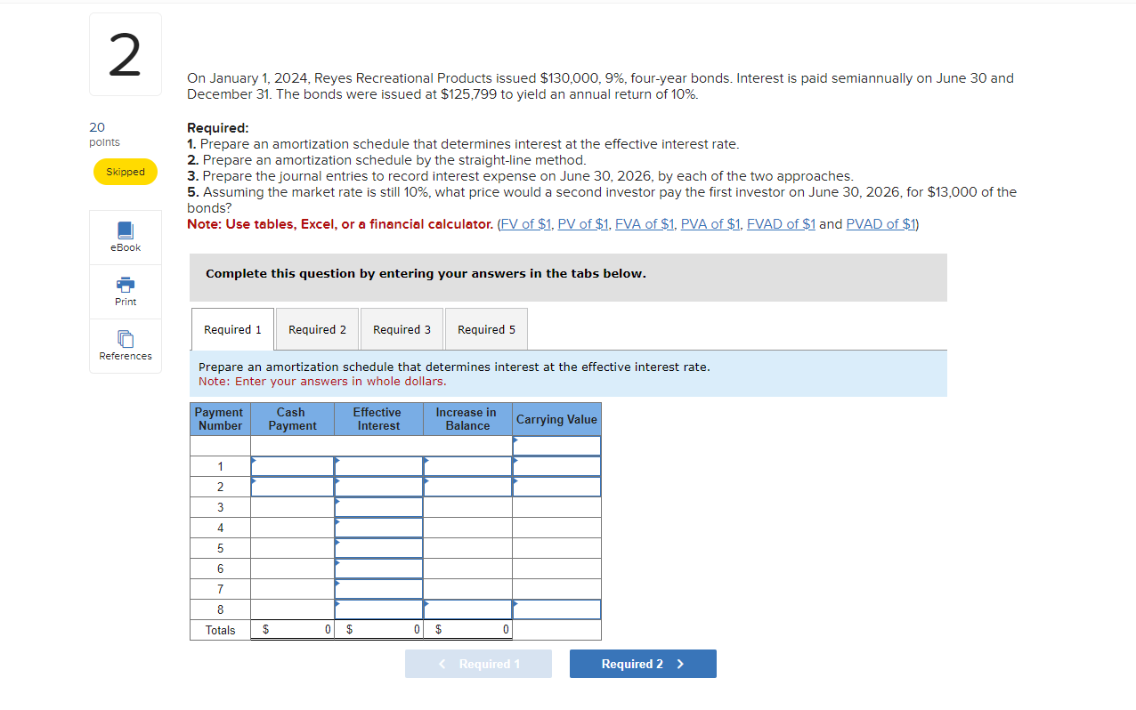 Solved On January 1, 2024, Reyes Recreational Products | Chegg.com