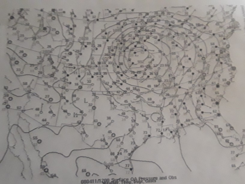 Solved 1. Decode the following station models using example. | Chegg.com