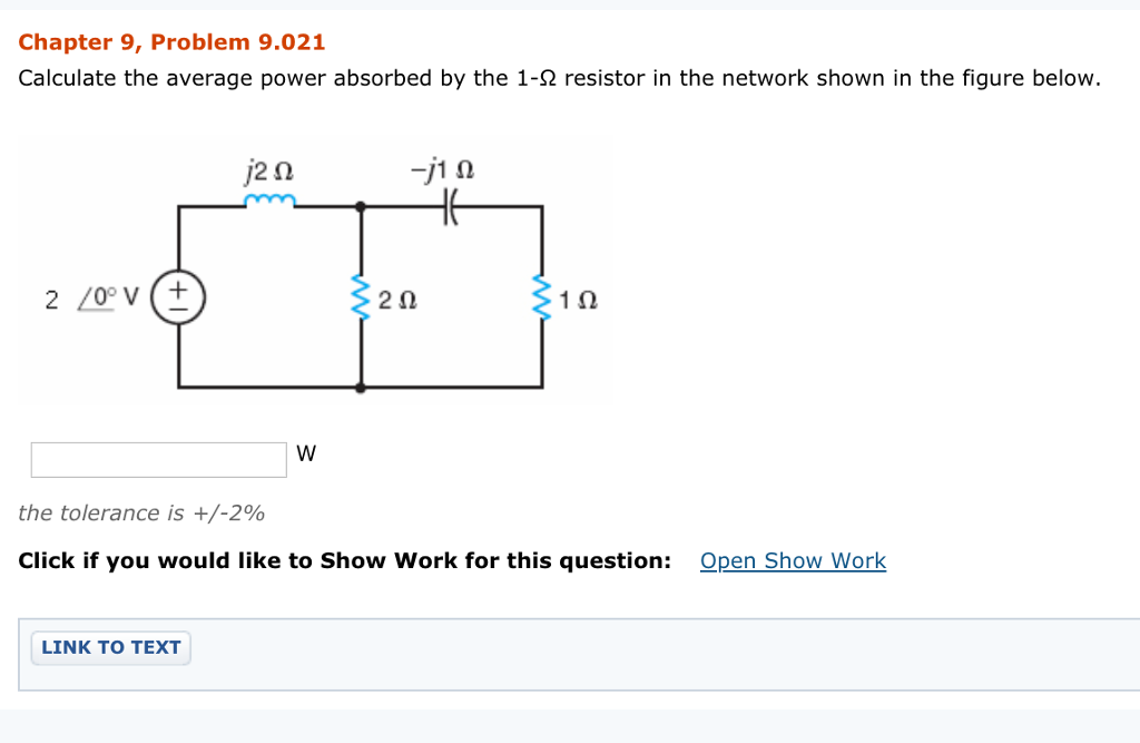 Solved Chapter 9, Problem 9.032 Determine (a) the impedance | Chegg.com