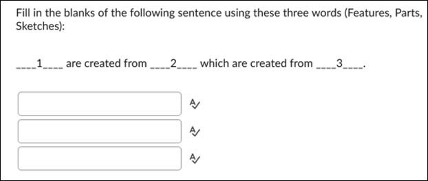 Solved Fill in the blanks of the following sentence using | Chegg.com