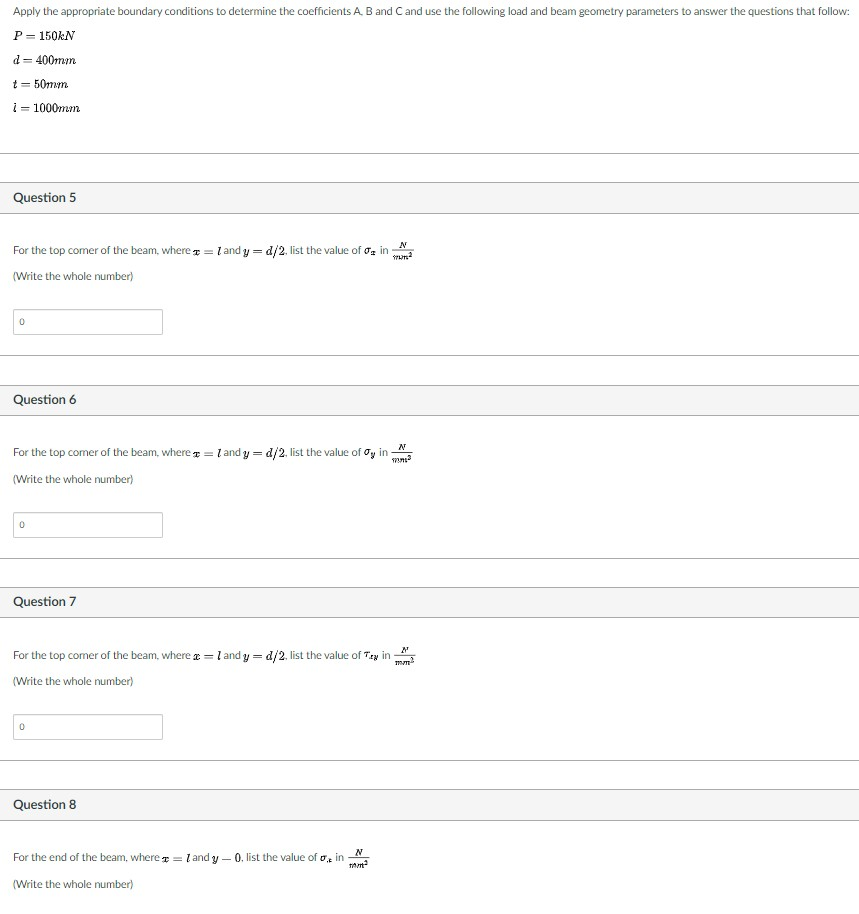 Apply the appropriate boundary conditions to | Chegg.com