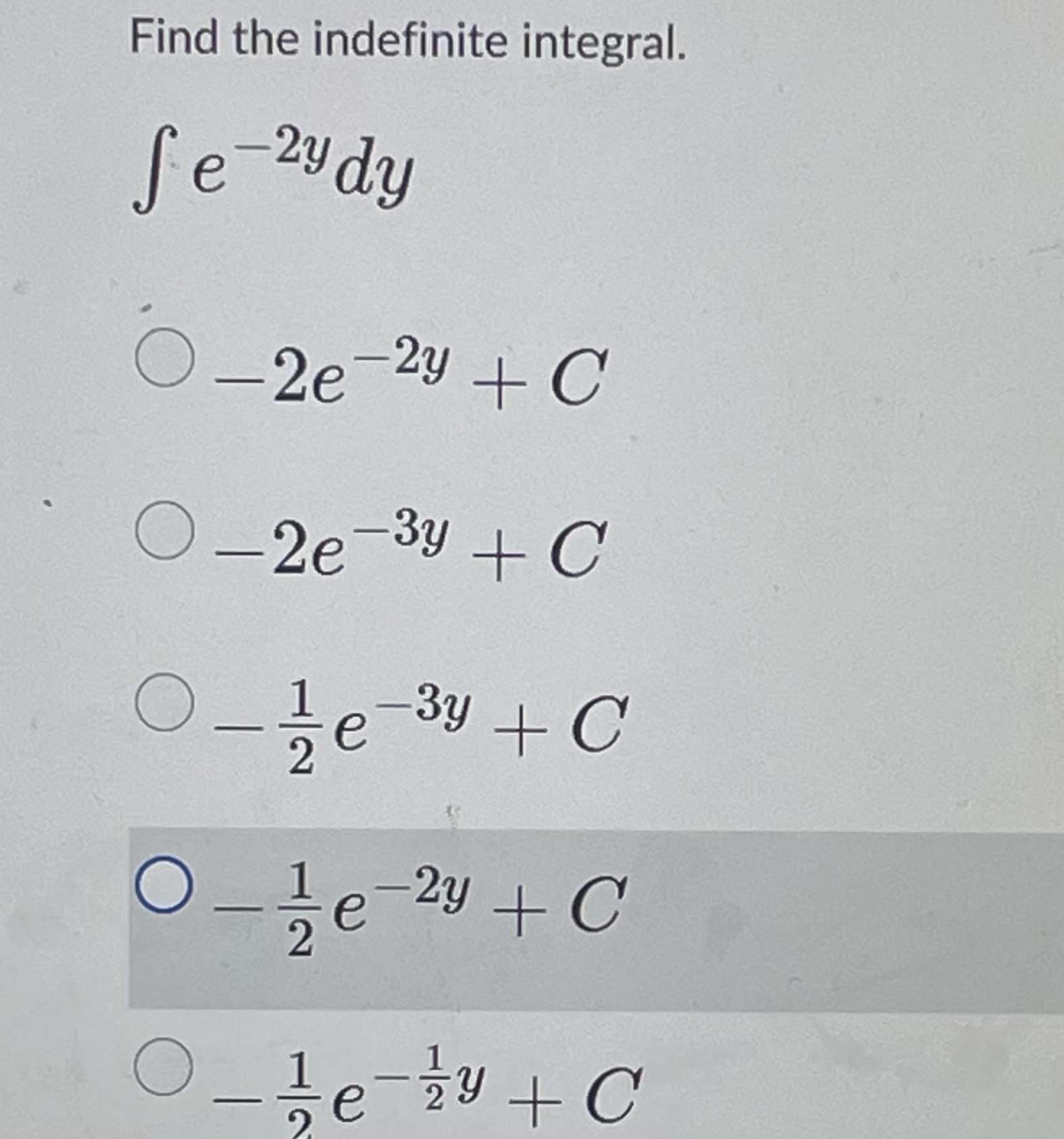 Solved Find the indefinite | Chegg.com