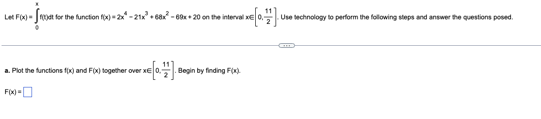 Solved Let F(x)=∫0xf(t)dt for the function | Chegg.com
