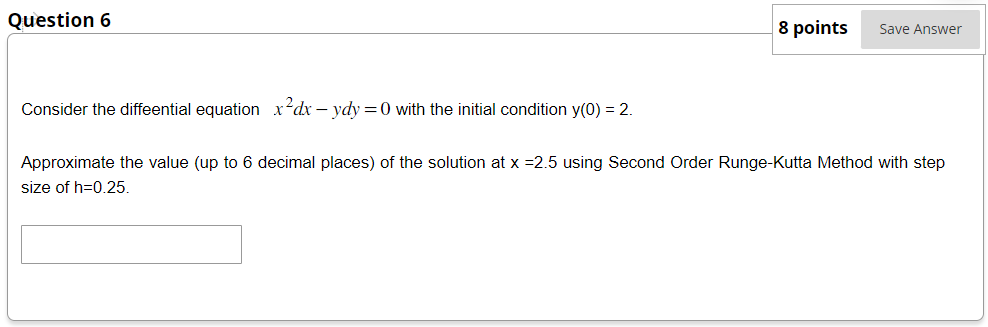 Solved Consider the diffeential equation x2dx−ydy=0 with the | Chegg.com