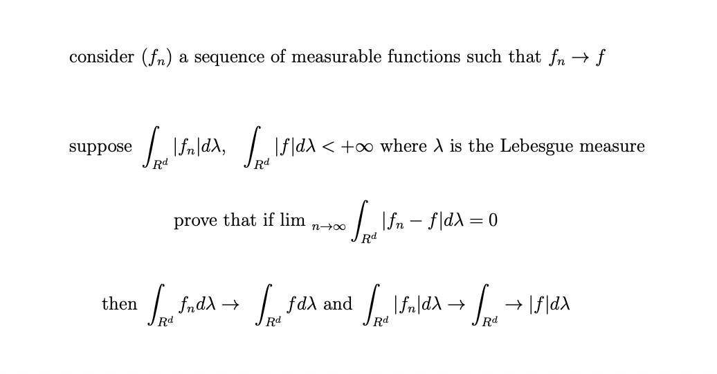 Solved consider (fn) a sequence of measurable functions such | Chegg.com