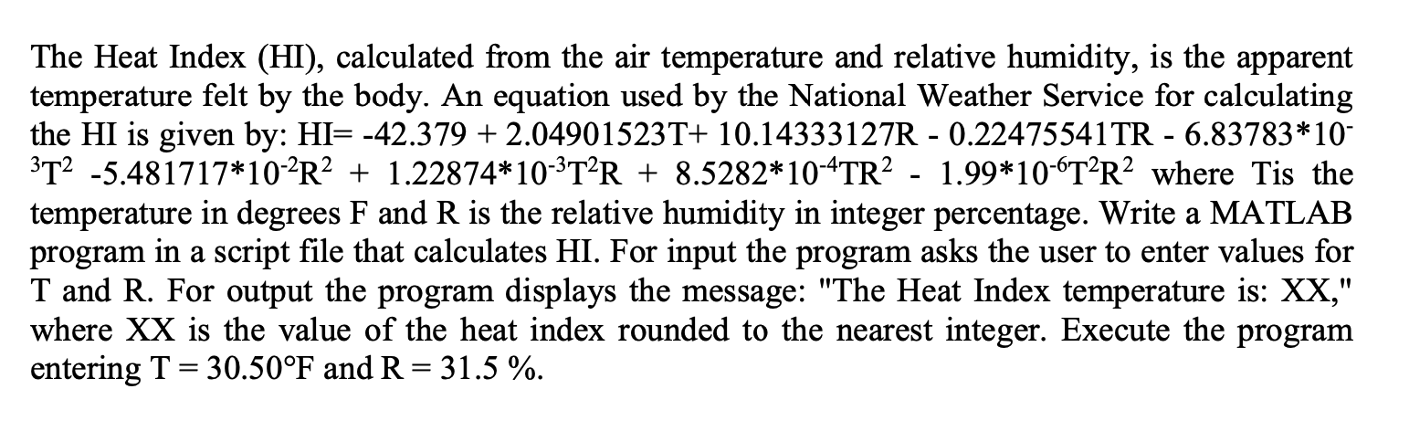 Solved Please Solve This Problem Using Matlab 