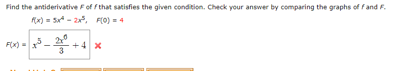 Solved Find the antiderivative F of f that satisfies the | Chegg.com