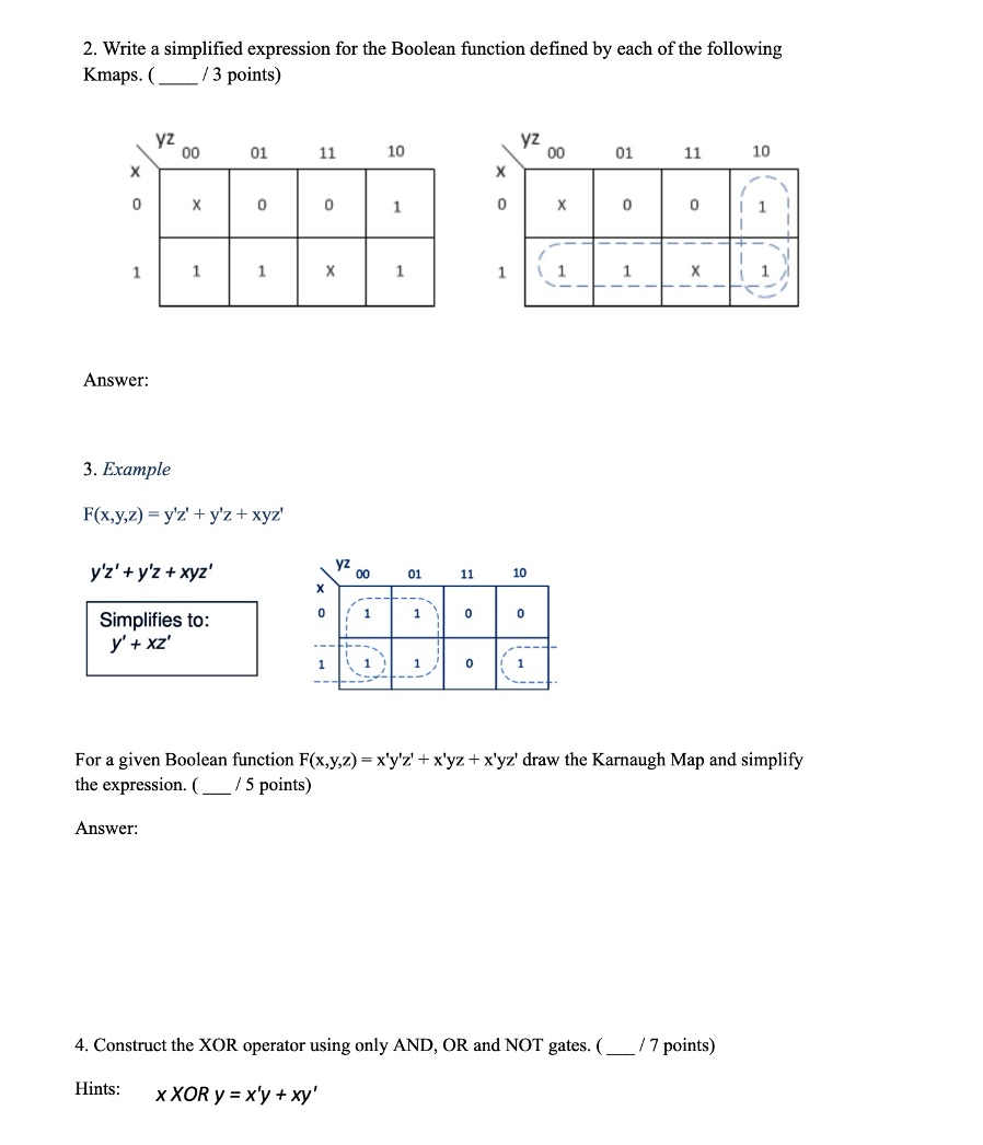 Solved ExampleDraw the combinational circuit that directly | Chegg.com