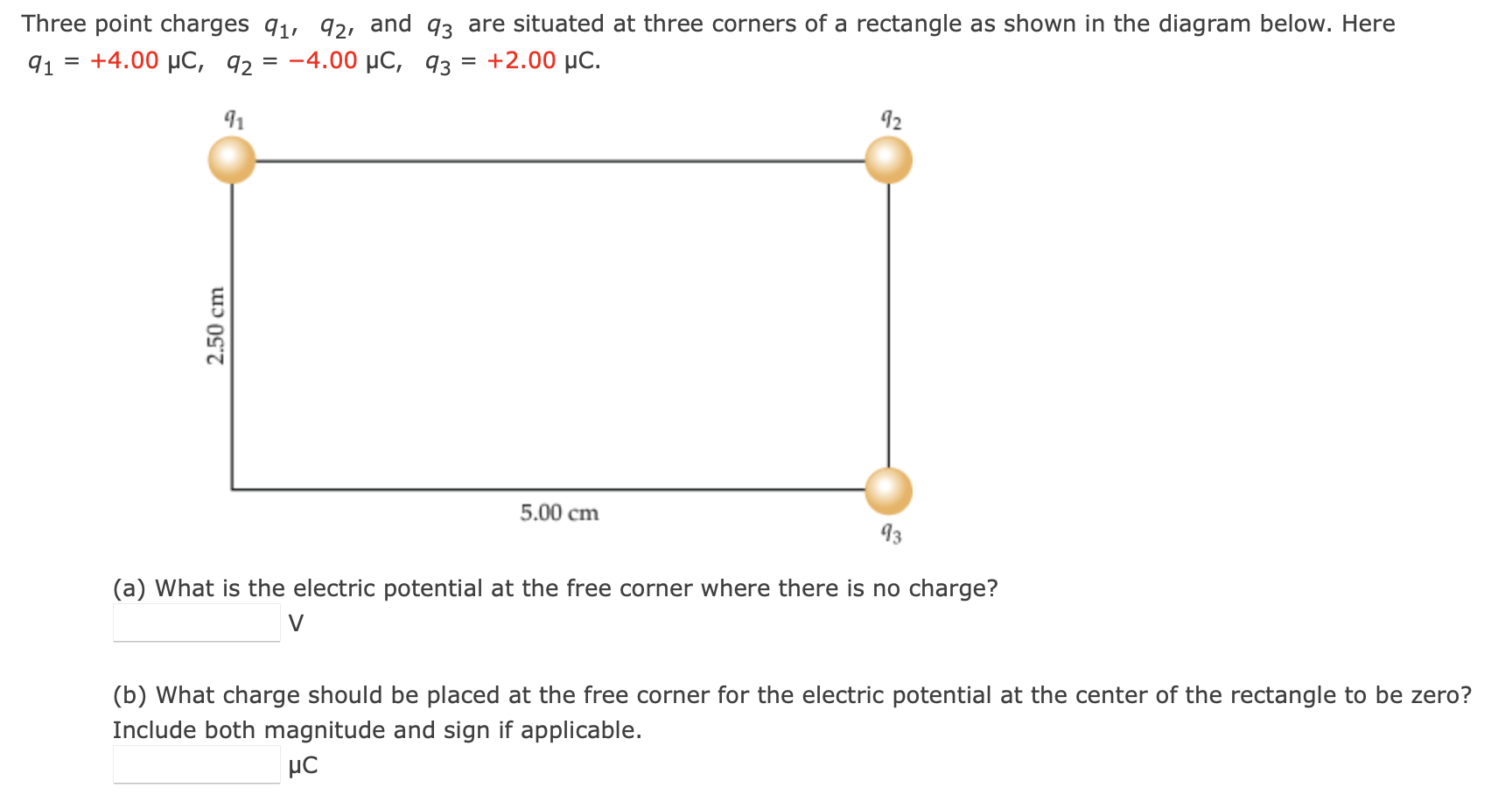 Solved Three point charges q1,q2, and q3 are situated at | Chegg.com