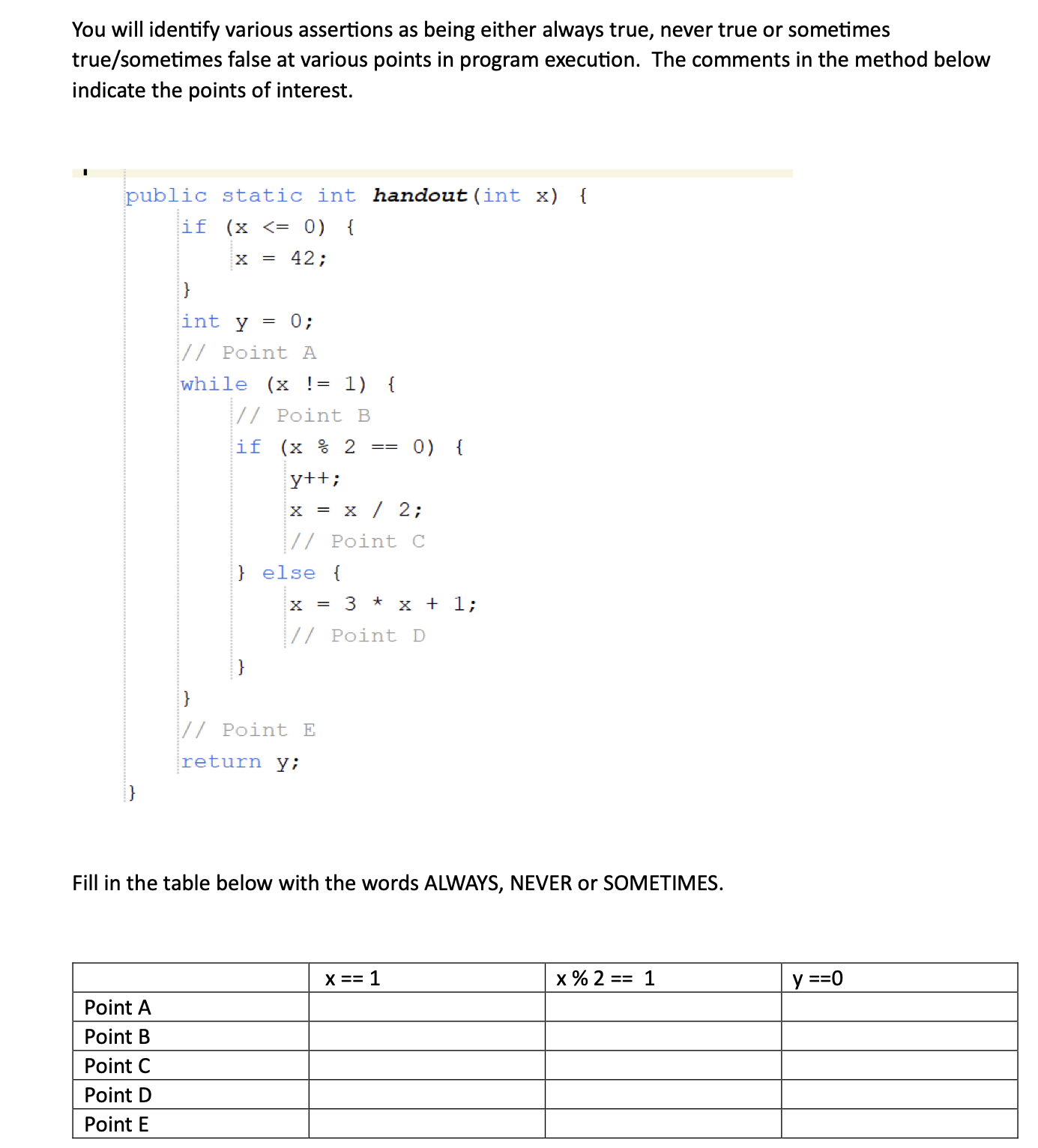 Solved You will identify various assertions as being either | Chegg.com