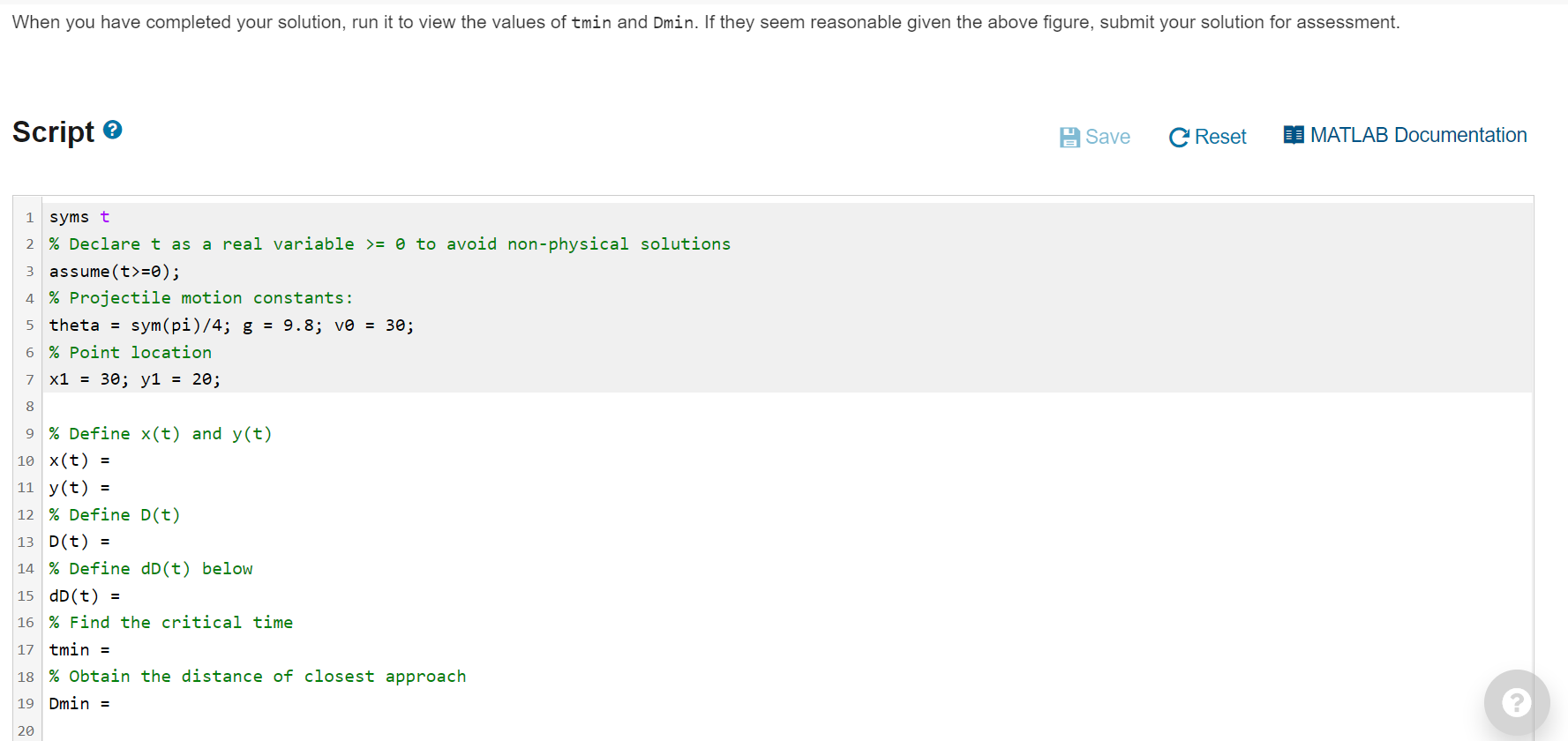 Solved USE MATLAB ONLY! PLEASE DONT BOTHER TO ANSWER THE | Chegg.com
