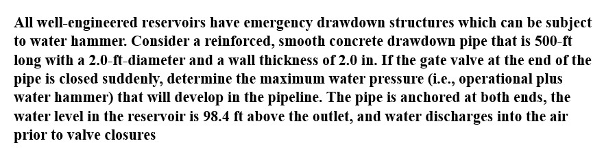 Solved All well-engineered reservoirs have emergency | Chegg.com