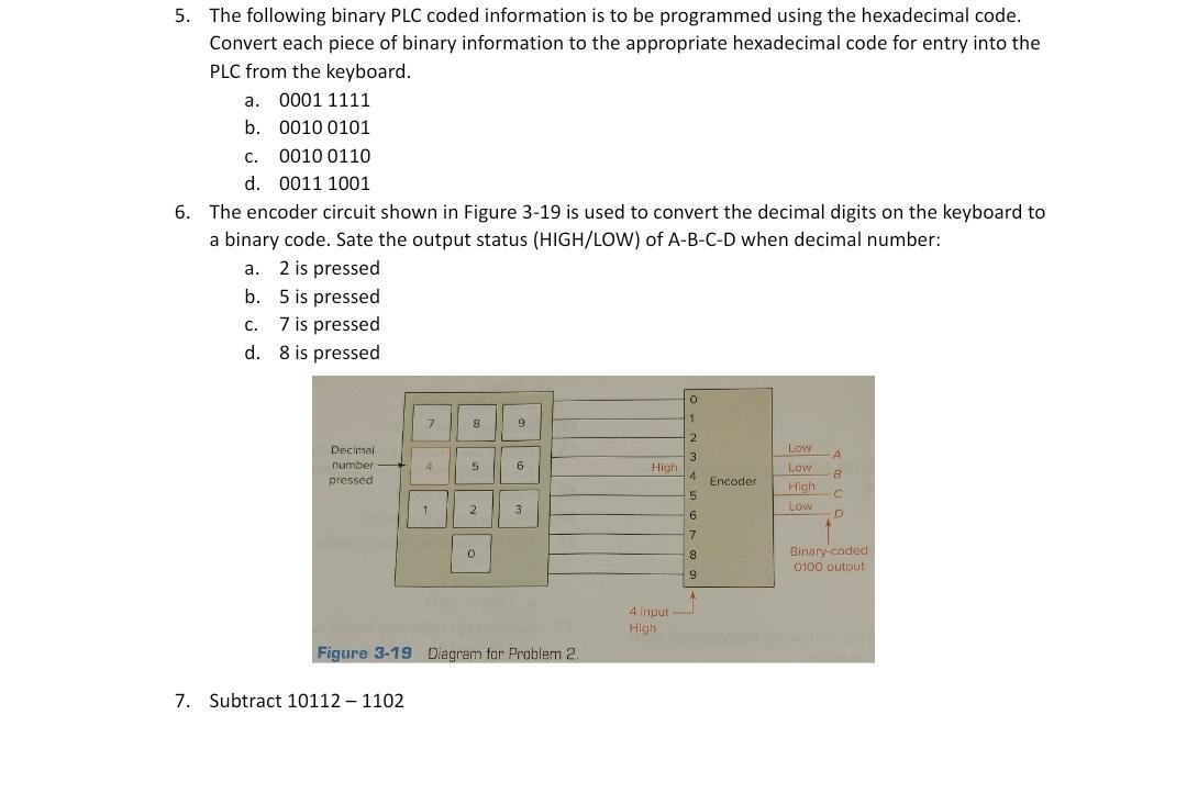 Solved 1. Convert each of the following binary numbers to | Chegg.com