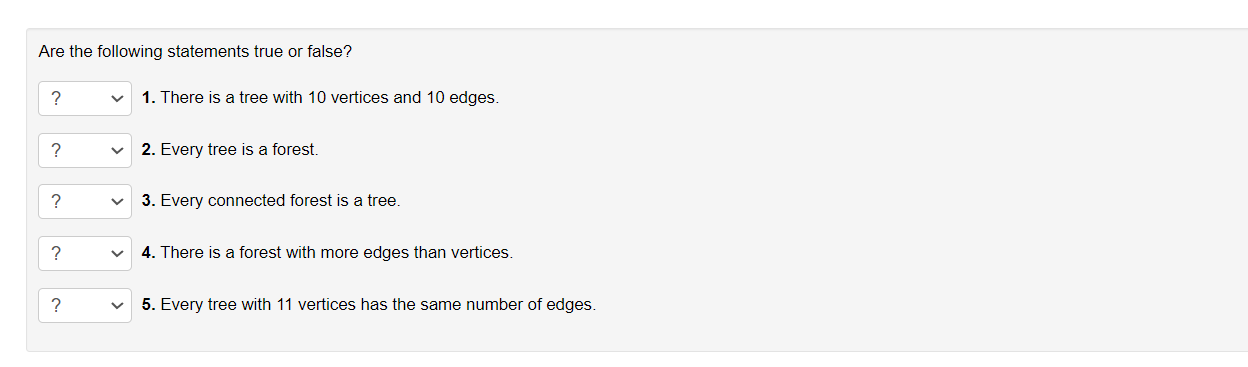 Solved Are the following statements true or false? 1. There | Chegg.com
