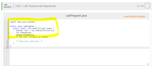 Solved 2.26 LAB: Musical note frequencies On a piano, each | Chegg.com