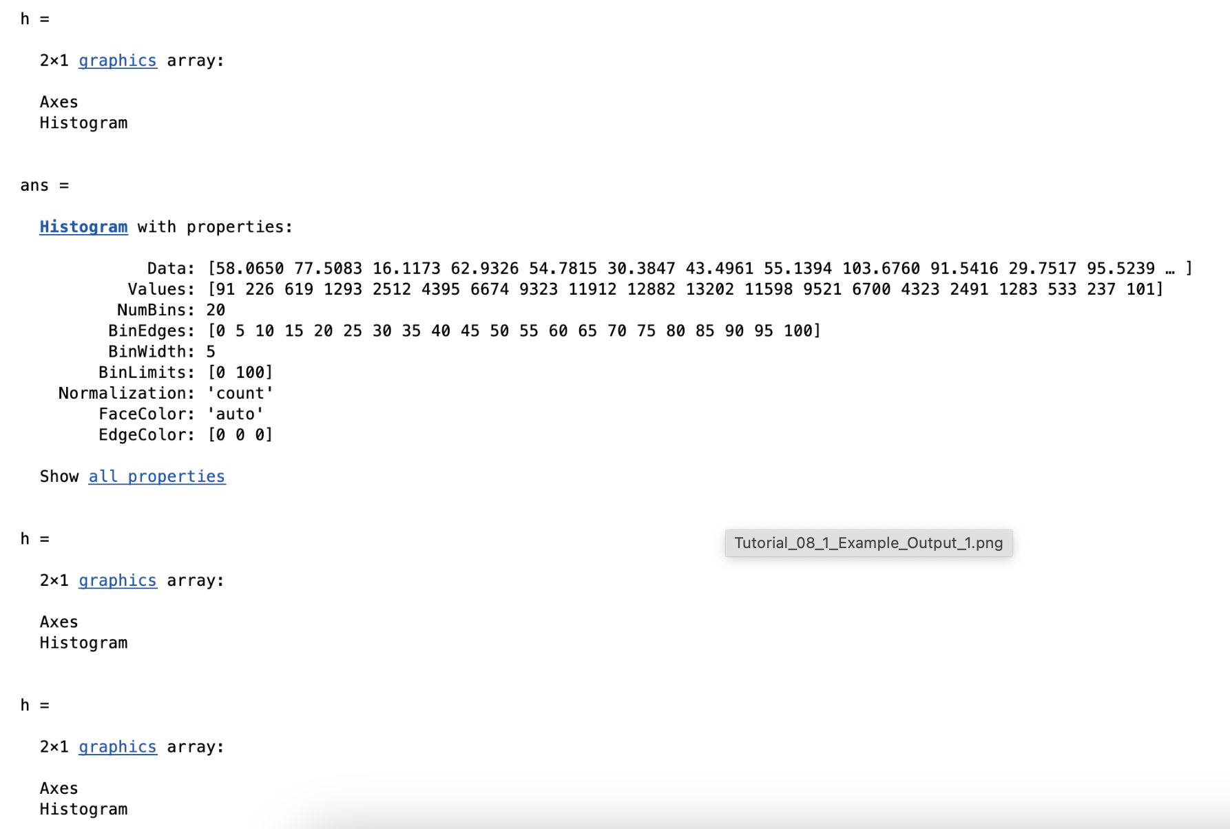 Solved Using the randn( ) function to create a row vector of | Chegg.com