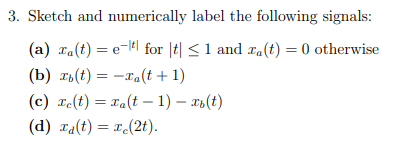 Solved 3. Sketch and numerically label the following | Chegg.com
