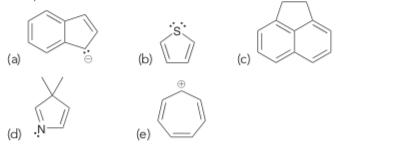 Solved Identify the number of π electrons in each of | Chegg.com