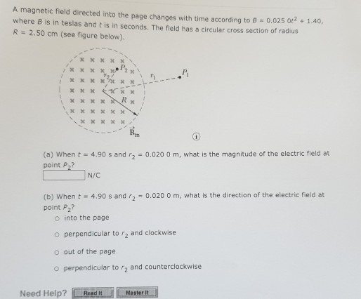 Magnetic Field Into Page | How do you determine the sign of a magnetic ...
