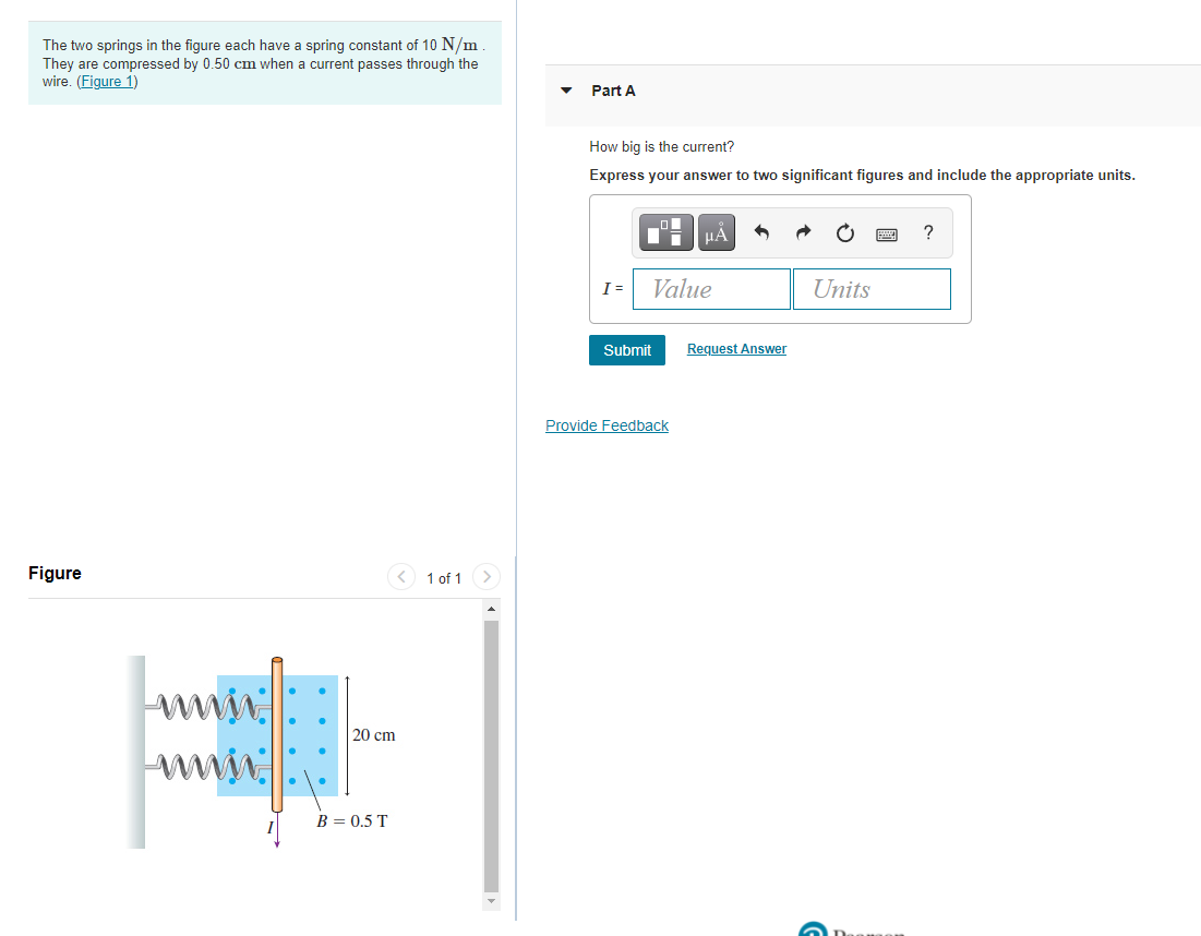 Solved The two springs in the figure each have a spring | Chegg.com