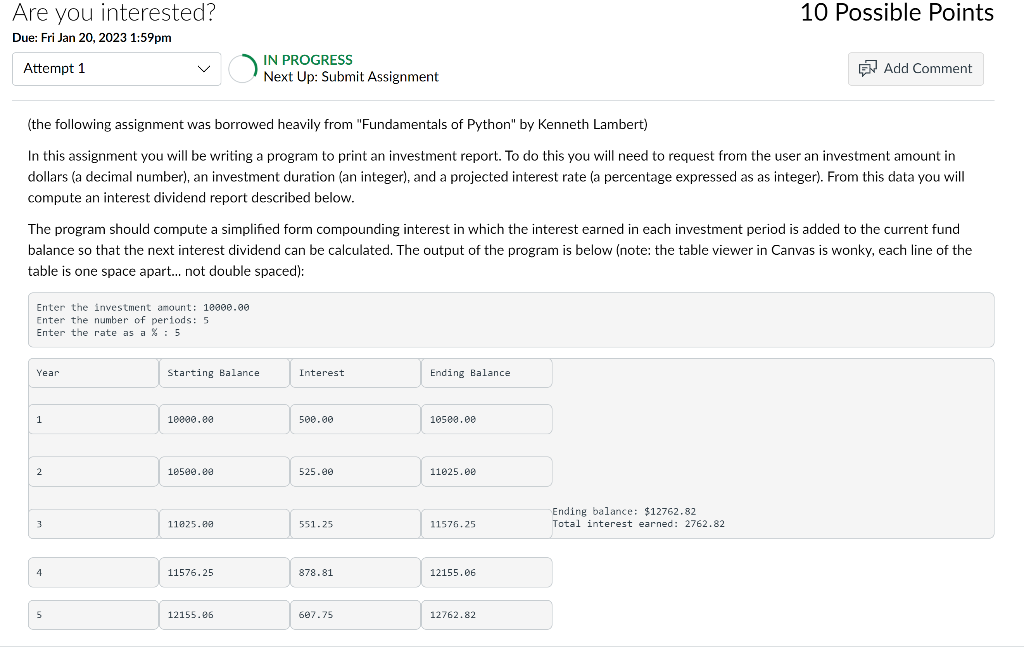 Solved (the following assignment was borrowed heavily from | Chegg.com