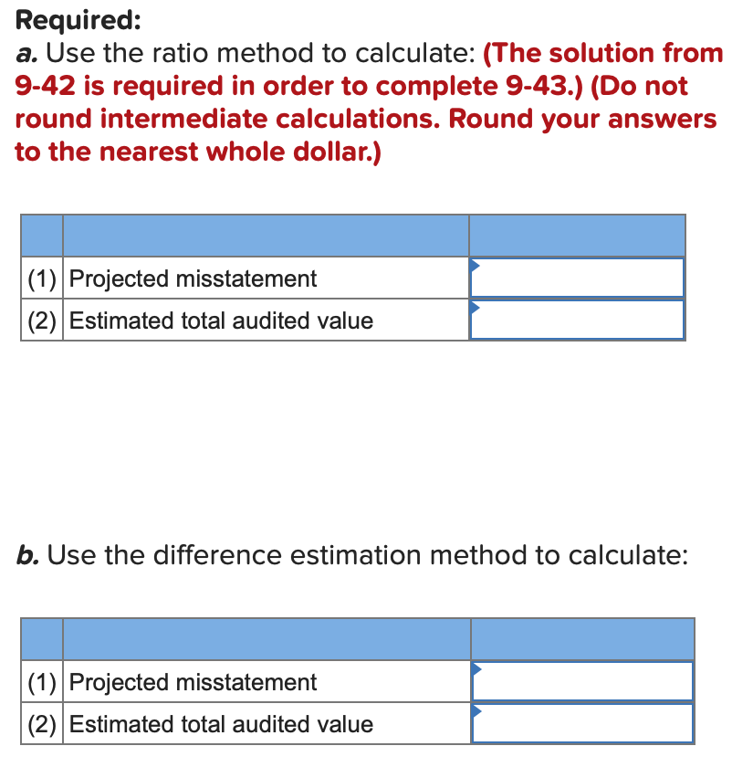 Solved Rachel Robertson wishes to use mean-per-unit sampling | Chegg.com