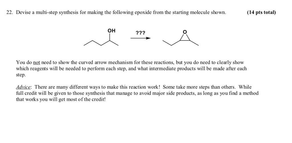 Solved 22. Devise a multi-step synthesis for making the | Chegg.com