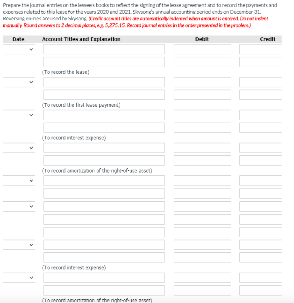 Solved Exercise 21-10 (Part Level Submission) The following | Chegg.com